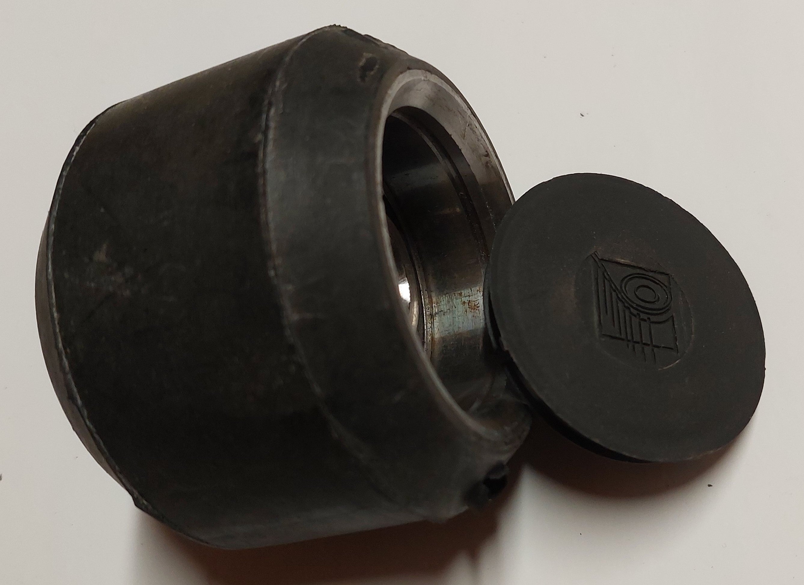 75 DIA 35-55 WIDE M16 RUBBER ON STEEL ROLLER (RR75ZG.BN.OK) (A47 ...